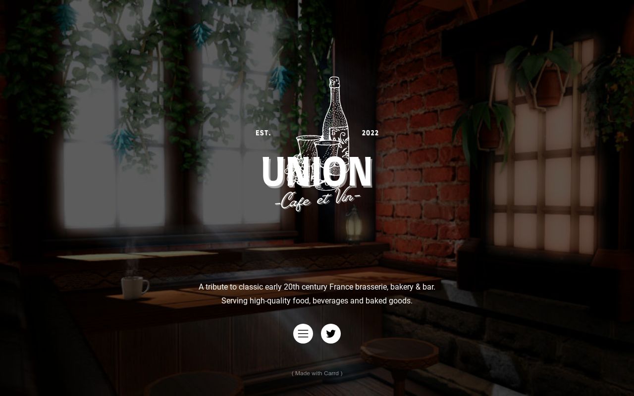 Menu Union